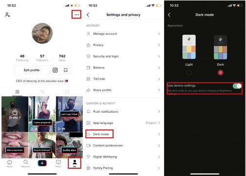 How to Enable Tiktok Dark Mode on Your Phone Easily